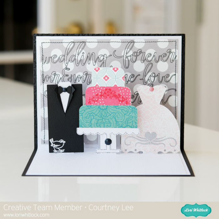 Custom Wedding Card with Courtney – Lori Whitlock