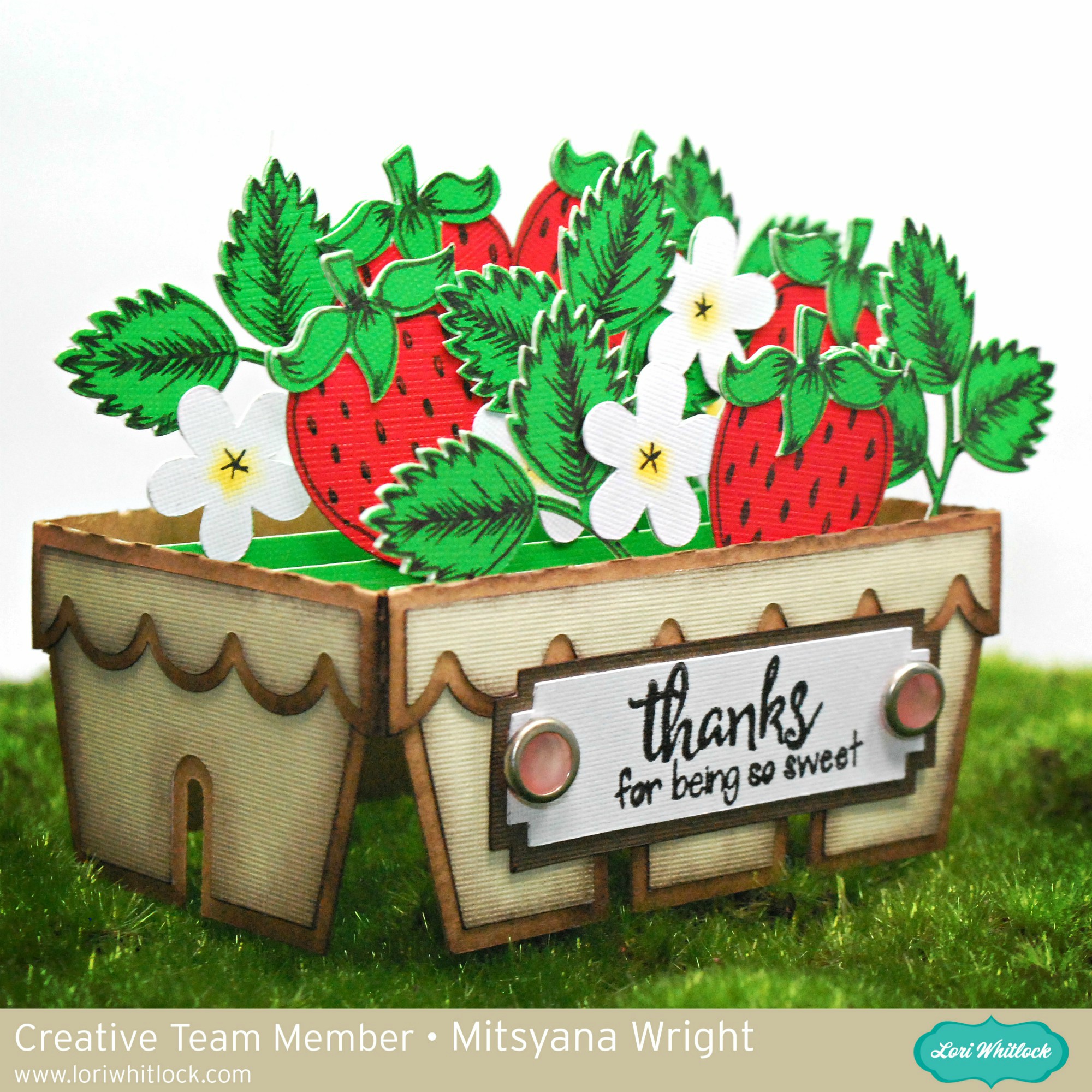 Berry Sweet Box Card with Mitsyana – Lori Whitlock