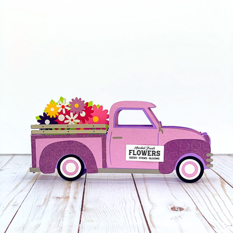 Flower Truck Box Card Tutorial – Lori Whitlock