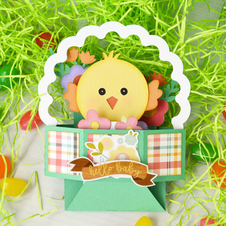 Chick Hexagon Pop-up Card – Lori Whitlock