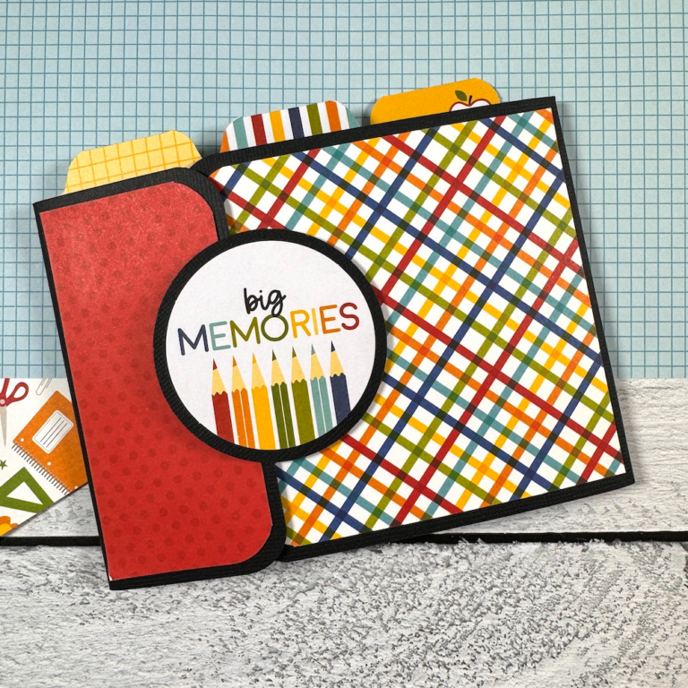 School Folio Mini Album Tutorial – Lori Whitlock