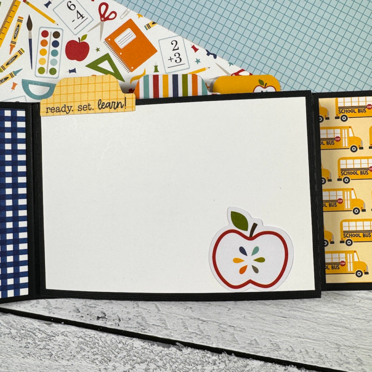 School Folio Mini Album Tutorial – Lori Whitlock